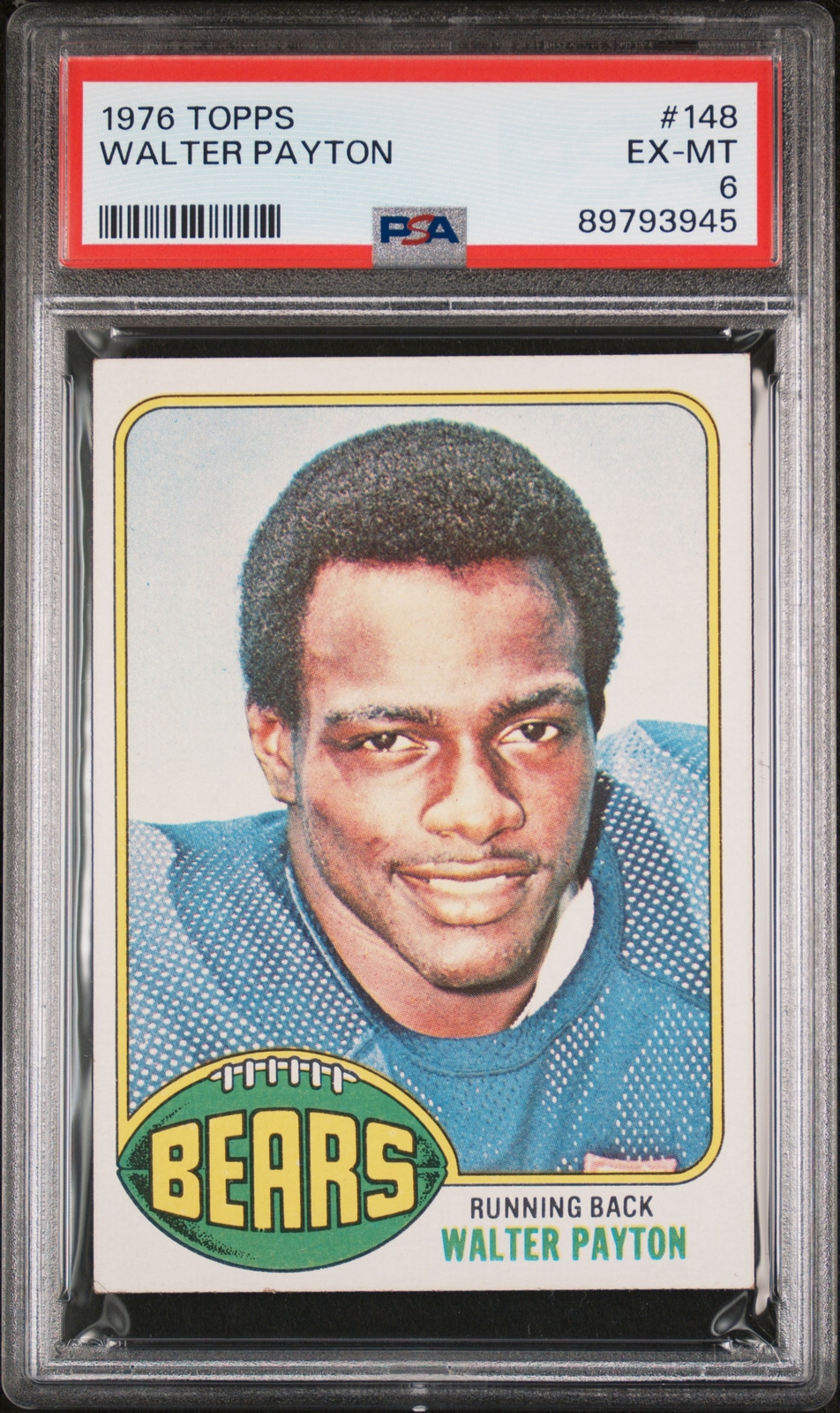 1976 TOPPS #148 WALTER PAYTON ROOKIE RC PSA 6 | eBay