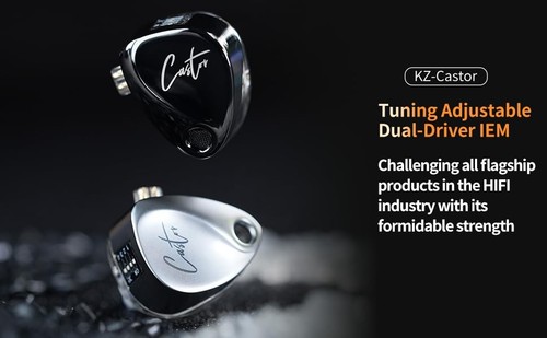 KZ Castor in Ear Monitor Headphones, HiFi Improved Bass No Mic Castor ...