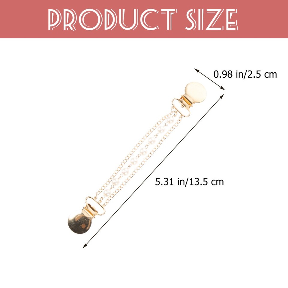 4 Pcs Cardigan Clips for Women Dress Shirt Brooch Retro Fasteners ...