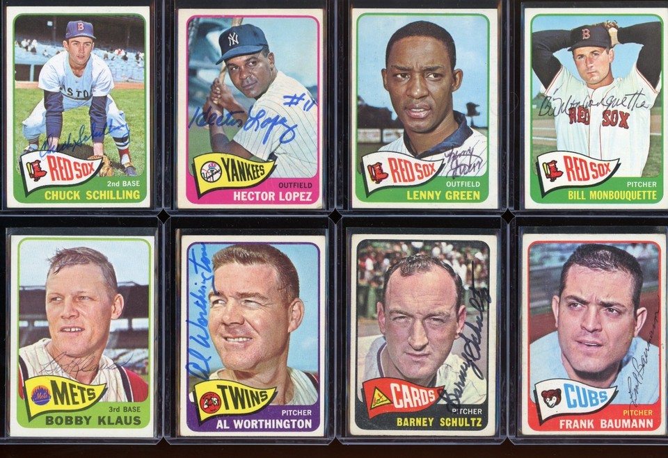 Lot Of 29 Autographed Signed 1965 Topps Baseball Cards Rookies RC ...