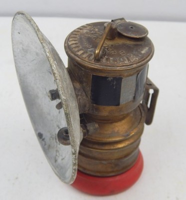 6M Vintage Premier Carbide Mining Caving Lamp Light British Made ...