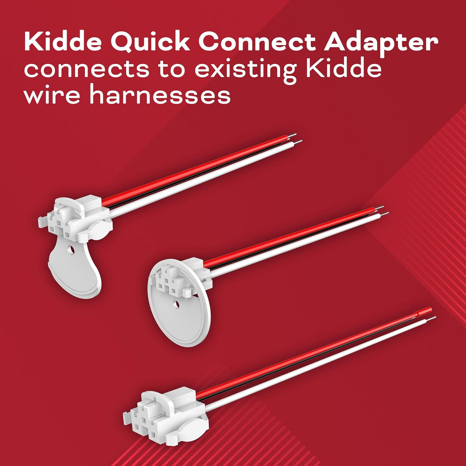 Quick Connect Smoke Detector Adapter Plug, Wiring Harness for Hardwired ...