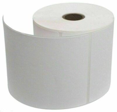 4 Rolls 4x6 Direct Thermal Blank Shipping Labels 400/Roll for Zebra ...