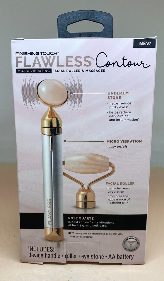 Flawless Finish Touch Facial Roller & Under Eye Stone | eBay