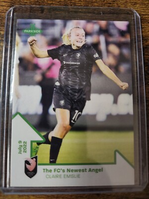 2022 Parkside Pronto NWSL Claire Emslie FC's Newest Angel /402 SP #51 ...