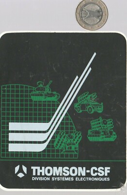 AUTOCOLLANTS Militaire. THOMSON CSF. | eBay