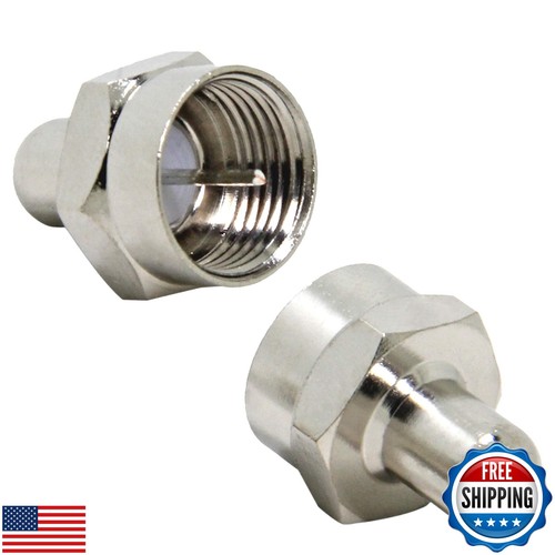 RFAdapter 75 Ohm Terminator, Coax Caps, 2 Pack, F Type Terminator for ...