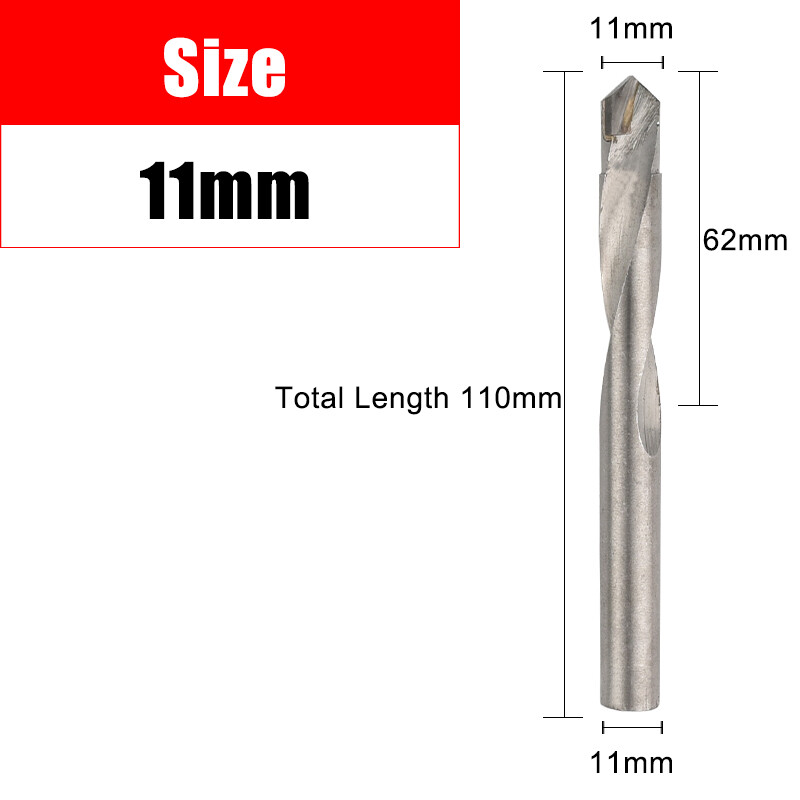 3-16mm Tungsten Carbide Tip Drill Bits TCT Twist For Stainless Steel ...