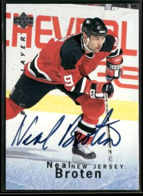 1995-96 Upper Deck Be a Player #S42 Neal Broten Autographs | eBay