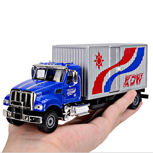 1:50 Diecast American Van Alloy Delivery Truck Toy Emulational Vehicle ...