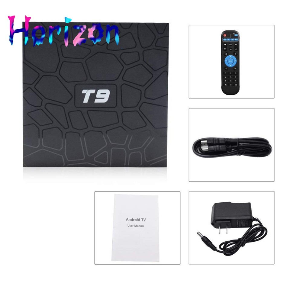 NEW T9 Android Box 9.0 TV BOX 2G/4G+16G/32G/64G A53 4K | eBay