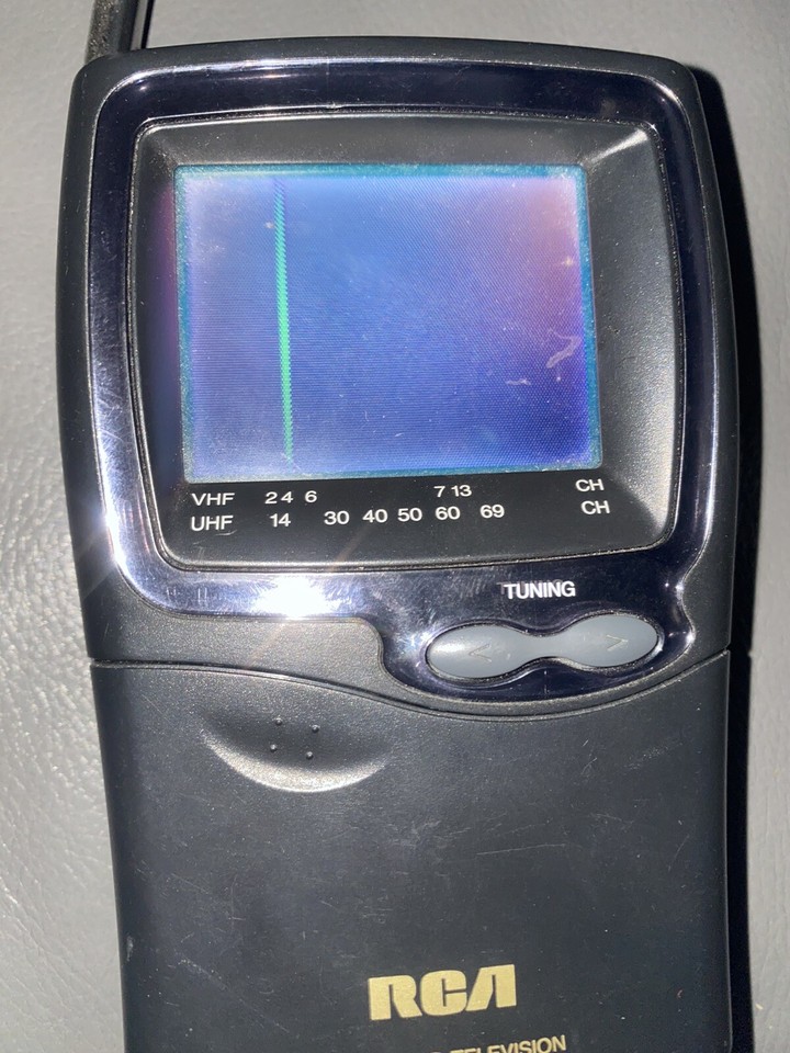 Handheld RCA Portable LCD Color TV 16-3063 Television Vintage | eBay