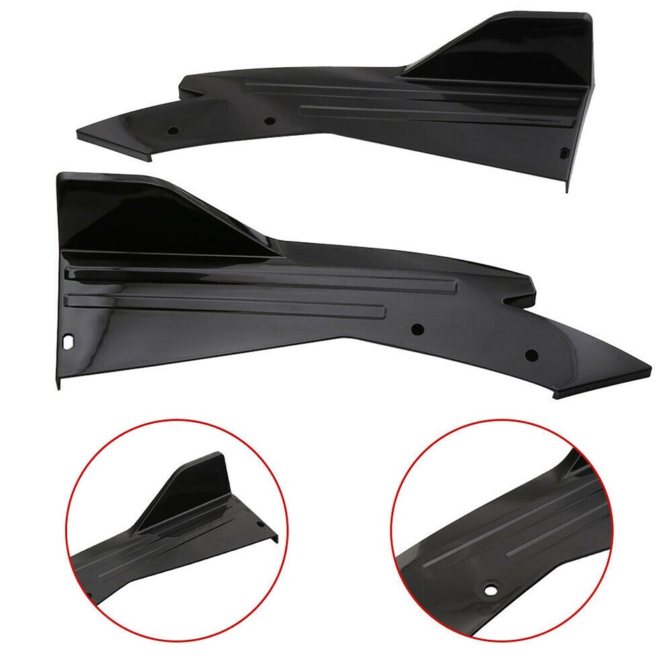 For 4 Series G22 G23 F32 F36 Gloss Rear Bumper Spats Diffuser Splitter ...