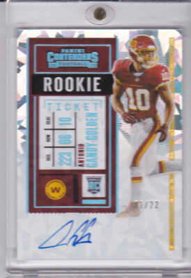 2020 PANINI CONTENDERS CRACKED ICE AUTOGRAPH ANTONIO GANDY-GOLDEN AUTO ...