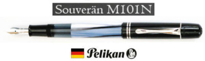 Pelikan M101N Gray Blue 14K Fountain Pen Special Edition | eBay