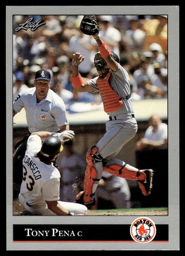 1992 Leaf Tony Pena Boston Red Sox #323 | eBay