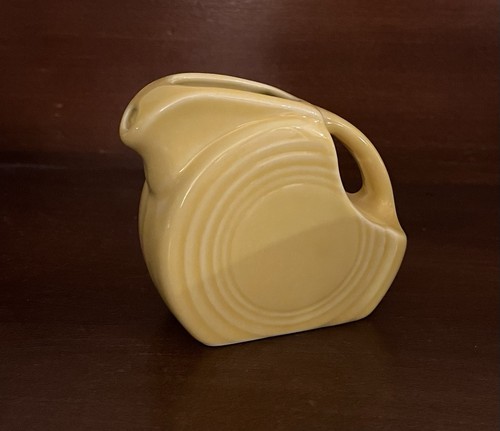 Fiestaware Sunflower Mini Disc Pitcher Fiesta Yellow Small Creamer 5oz ...