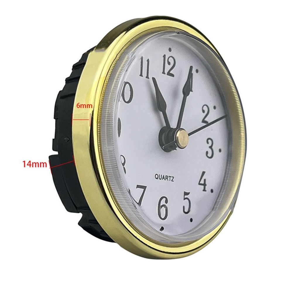 Sleek 65MM Aluminum Retro Clock Featuring Both Roman and Arabic Numbers ...