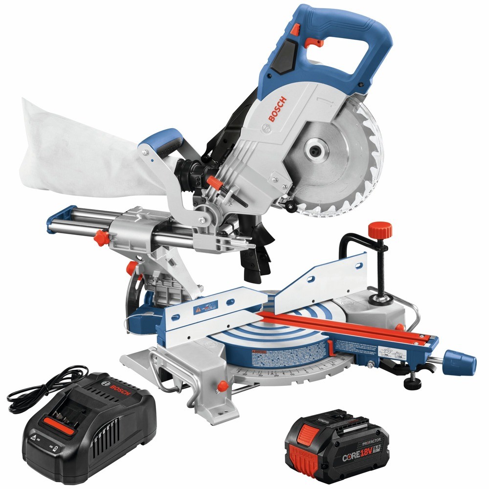 Bosch GCM18V-08N14-RT 18V 8-1/2 in. Miter Saw Kit (8 Ah) Certified ...