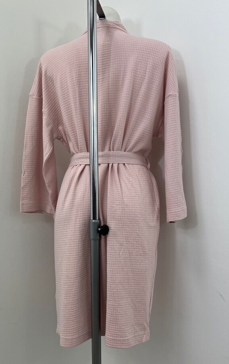 Ex Marks & Spencer Ladies Pure Cotton Waffle Dressing Gown In 5 Colours ...