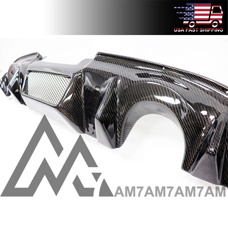 AM7 Design Carbon Fiber Rear Diffuser For 2008-2015 Infiniti G37 Coupe ...