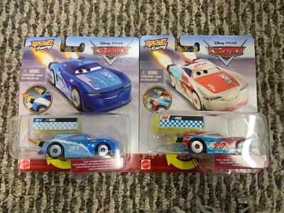 Disney Pixar Cars XRS Rocket Racers Paul Conrev & Cam Spinner Lot of 2 ...