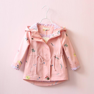 Toddler Baby Girls Boy Windbreaker Coat Baby Kids Hooded Outwear Jacket ...