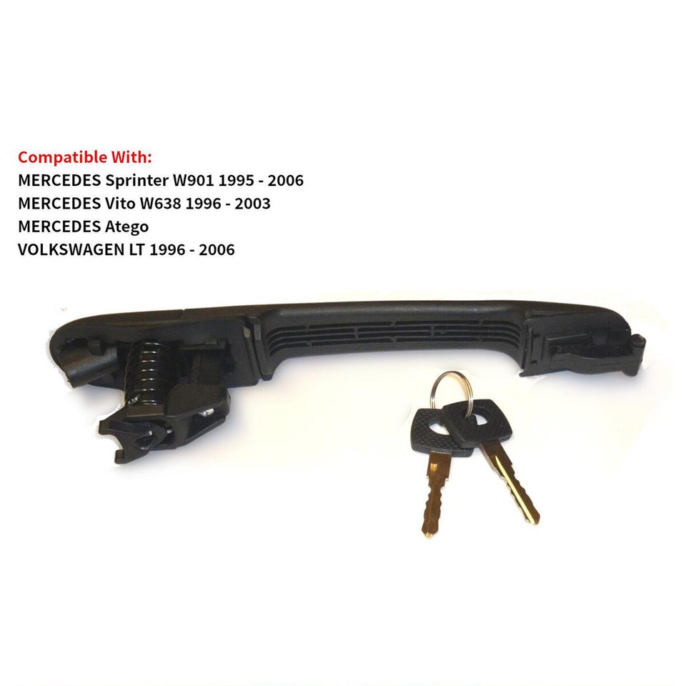 Sliding Door Handle & Keys 9017600459 For Mercedes Sprinter Vito VW LT ...