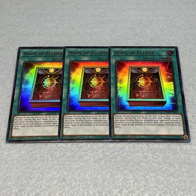 Yugioh Book of Eclipse DUDE 1st Edition Ultra Rare 3 Card Set NM | eBay