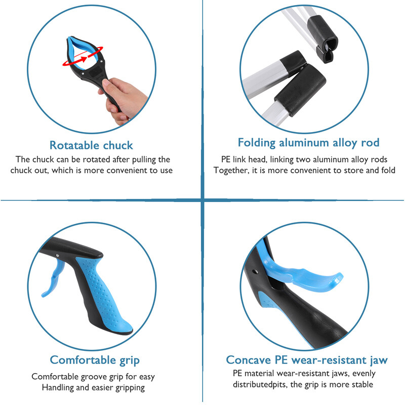 Grab Tool Auxiliary Extension Tool Rubber Arm Extension Trash Gripper ...