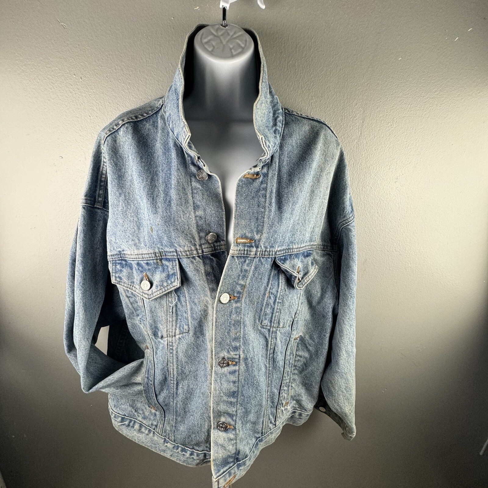 WCW Monday Nitro TNT Vintage Oversized Denim Embossed Jacket - Size ...