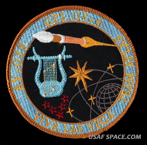 ORIGINAL -GPS IIF-4 -VIVA LAS VEGA -ATLAS V - ULA -USAF SATELLITE ...