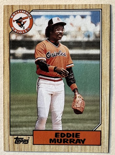 1987 Topps Eddie Murray HOF, #120 Baltimore Orioles, Fresh from Pack ...