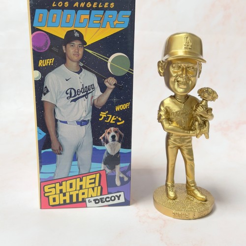 SHOHEI OHTANI & Decoy Bobblehead GOLD L.A. Dodgers 8/28/24 SGA NEW IN ...
