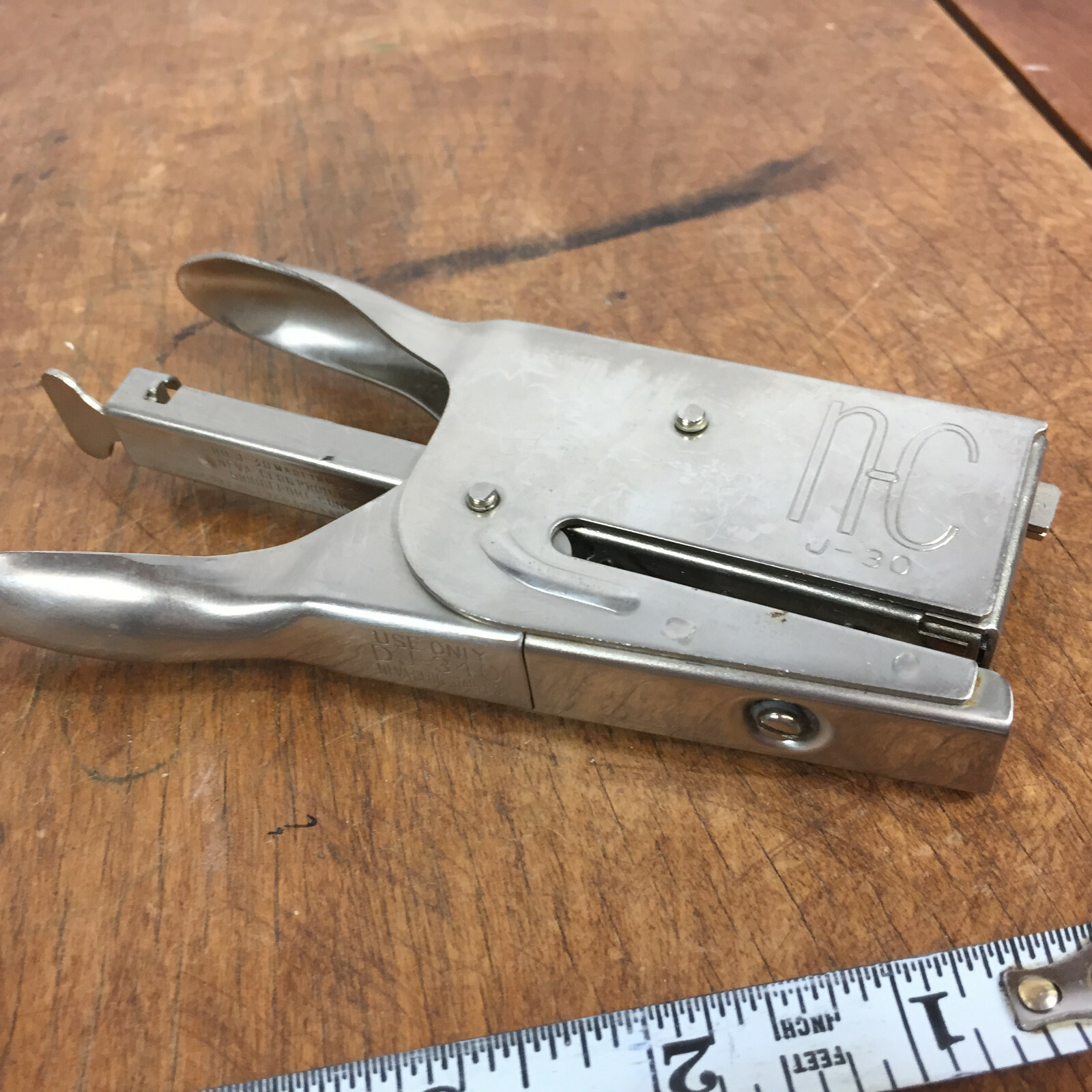 Vintage Mid Century NEVA CLOG J-30 Stapler Stapling Tool Office Desk ...