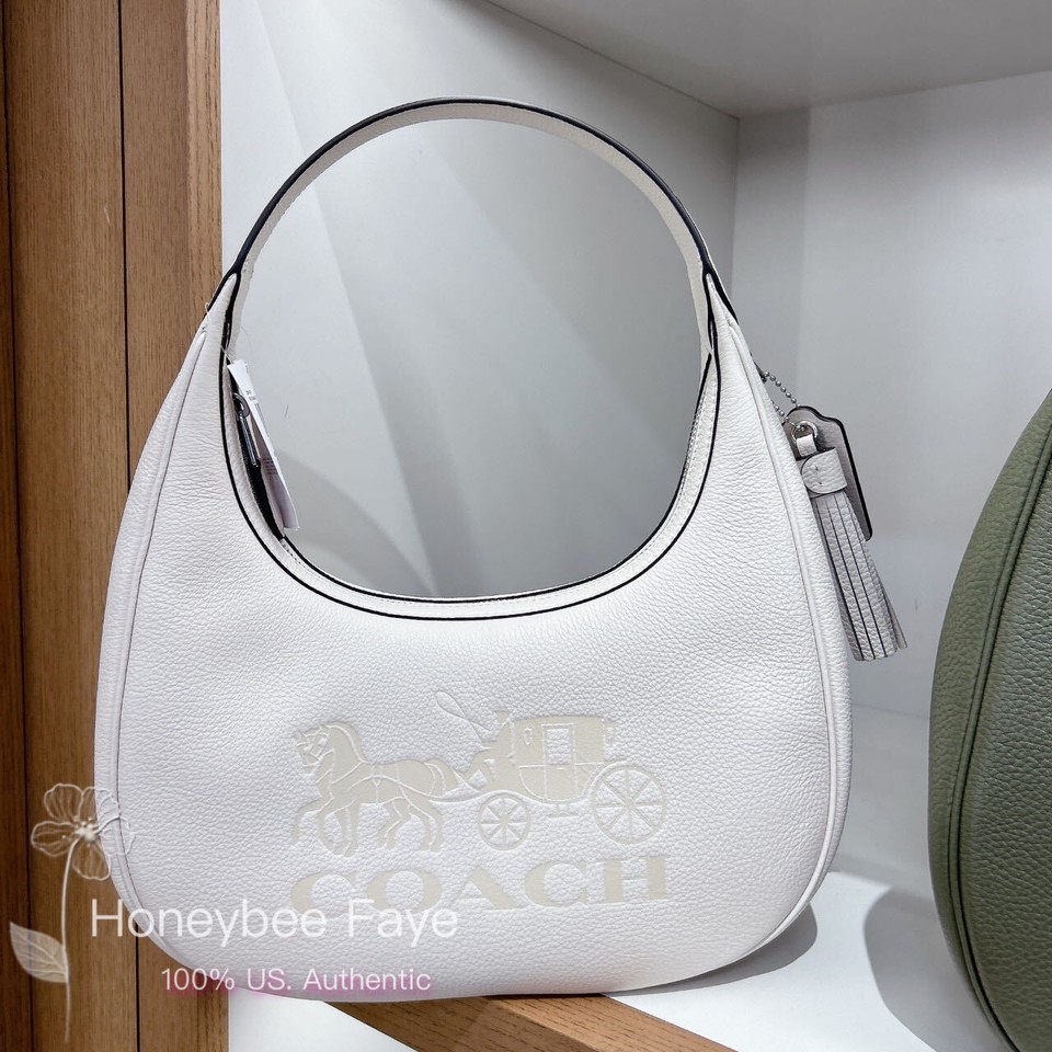 NWT Coach Carmen Shoulder Bag In Signature Jacquard CV001/CR151 | eBay