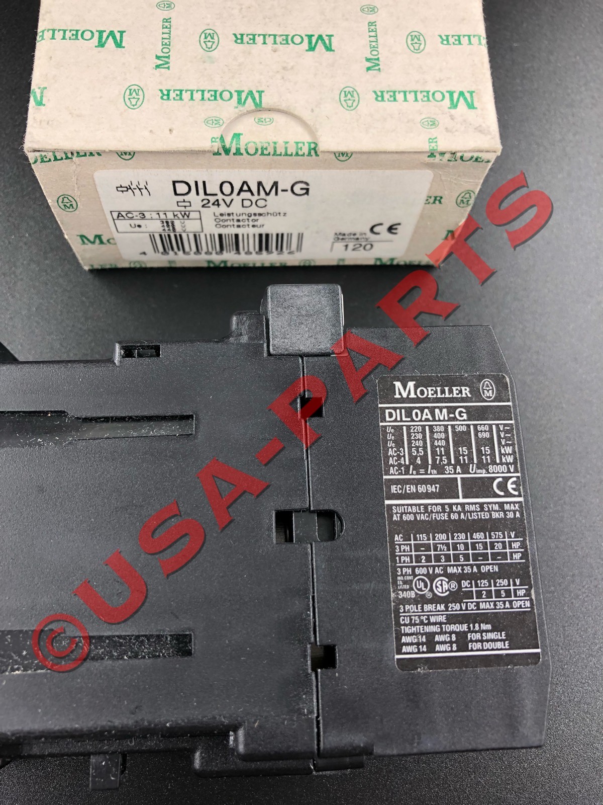 Klockner Moeller DIL0AM-G Contactor 24v DC **NEW IN BOX ** DIL0AMG | eBay