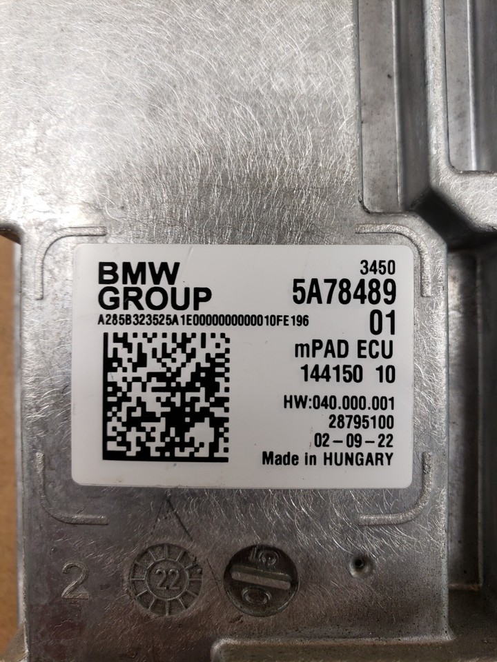 BMW I20 IX G60 G61 G70 G05 G06 G07 CONTROL UNIT MPAD 5A78489 | eBay