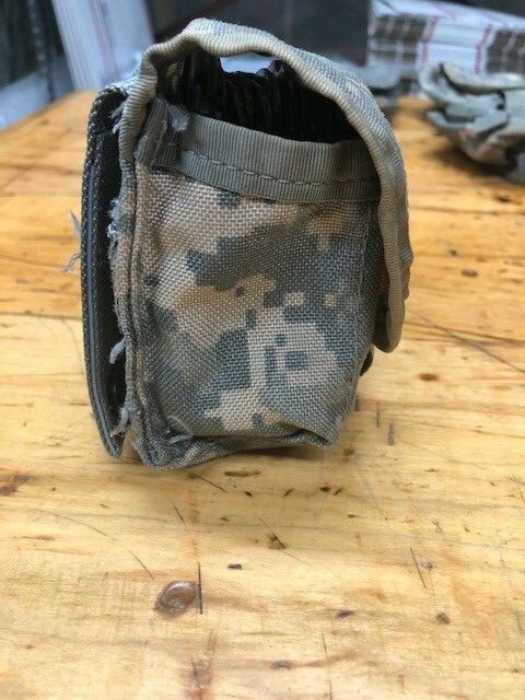 LOT OF 18 US Army Hand Grenade Pouch, ACU Digital, MOLLE II USGI ...