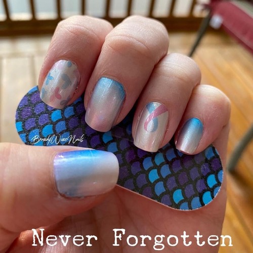 Color Street Nail Polish Strips Retired Never Forgotten Pregnancy Pink ...