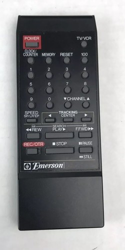 Genuine Emerson TV VCR Remote Control VCR765N VCR1795 Tested | eBay
