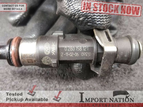 VOLKSWAGEN GOLF MK5 R32 USED FUEL INJECTOR - 3.2L BUB V6 - 0280158121 ...