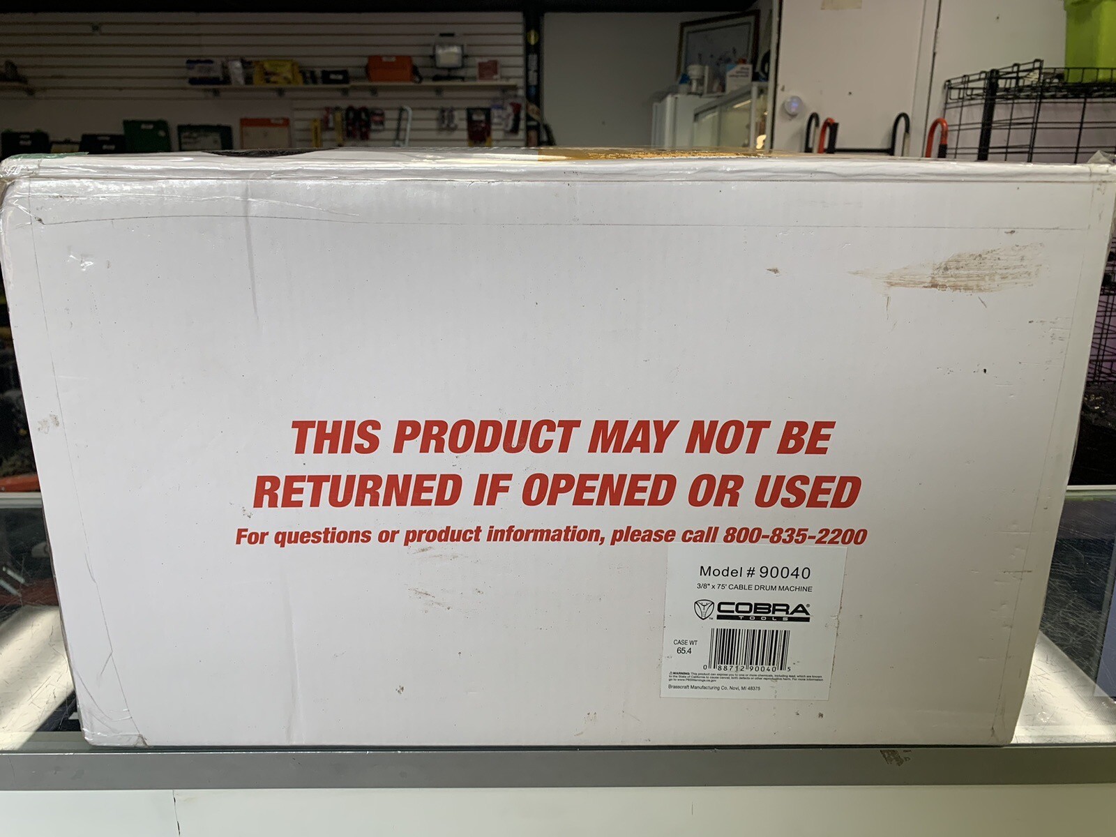 NEW Cobra Tools 90040 Drain Cleaning Machine 75 ft Cable (FREE S&H ...