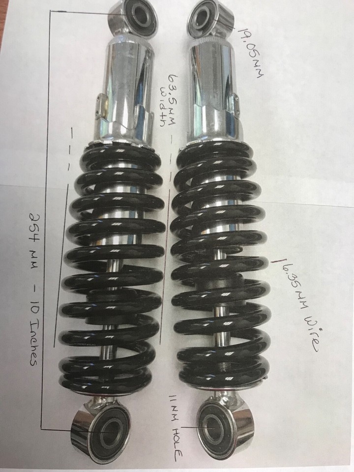 254mm 10 inch Shock Absorber Set of 2 pcs | Shock Set