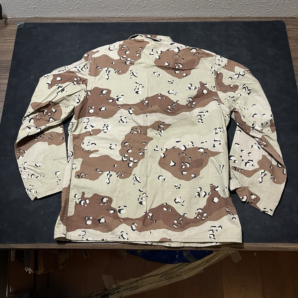 Vintage USMC Military Shooting Jacket Chocolate Chip Camouflage Day ...