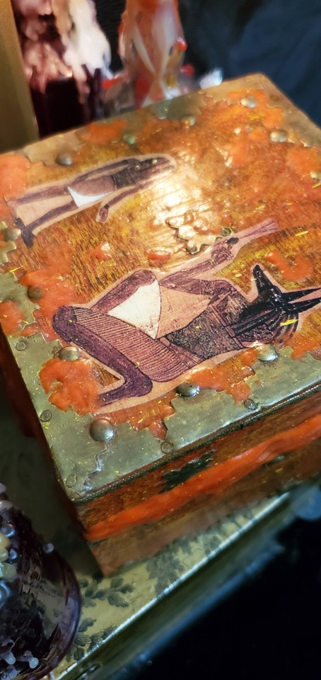 Blindfolded Ritual Containment Dybbuk Box Sealed Cursed Items Inside ...