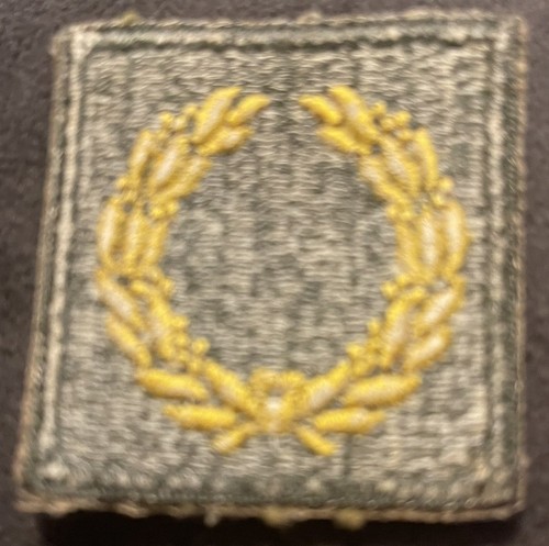 Vintage WW II US Army Meritorious Unit Citation Patch Wreath Square | eBay