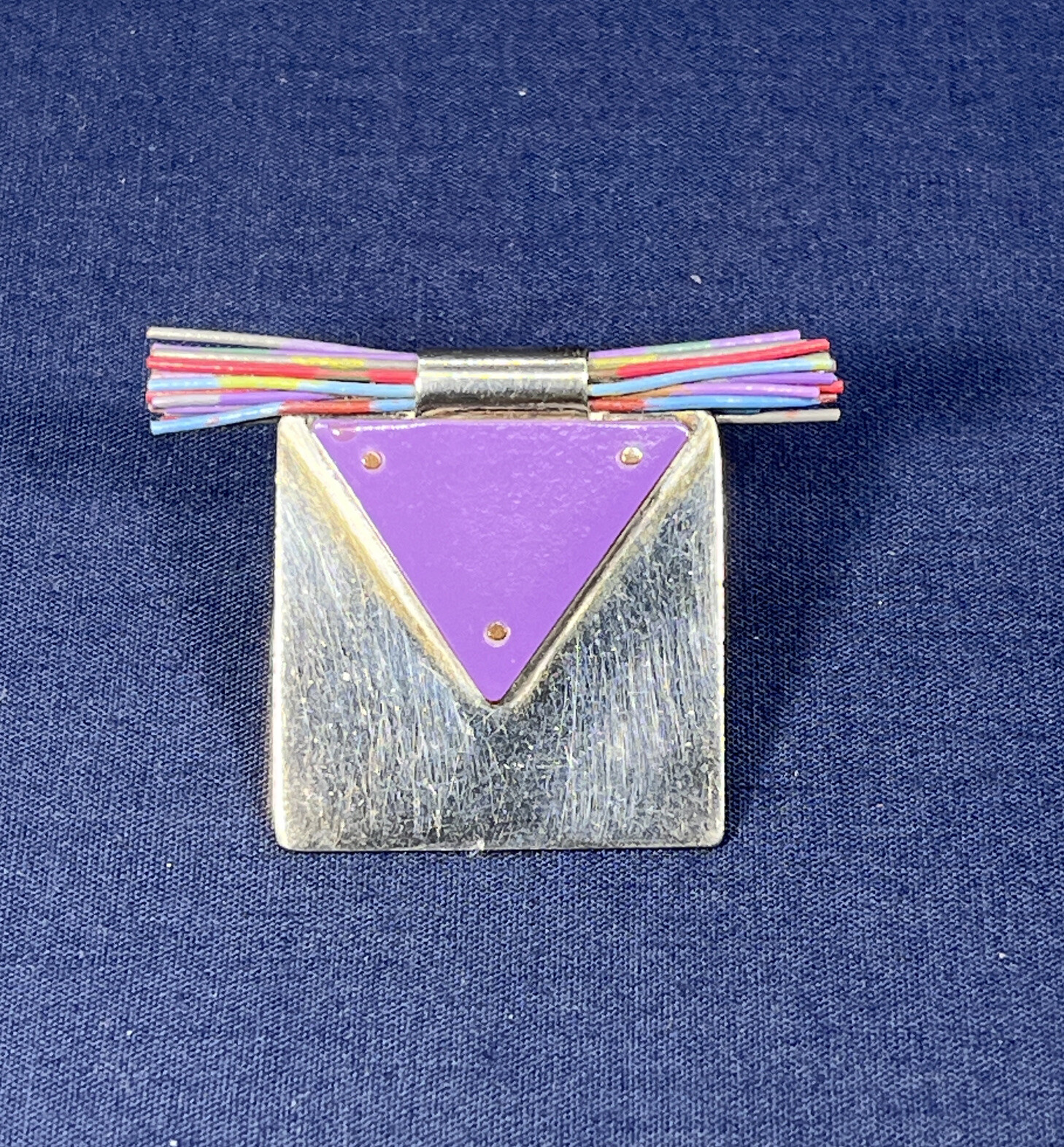 Vintage Solid Sterling Silver Genuine Computer Wires Tech Tie Tack Pin ...
