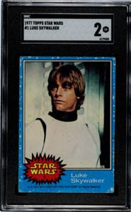 Luke Skywalker 1977 Topps #1 Base Price Guide - Sports Card Investor