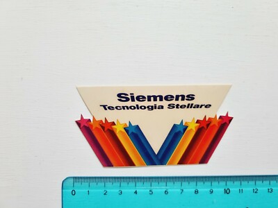 Adhesive Siemens Technology Calcite Sticker Autocollant Vintage 80s | eBay